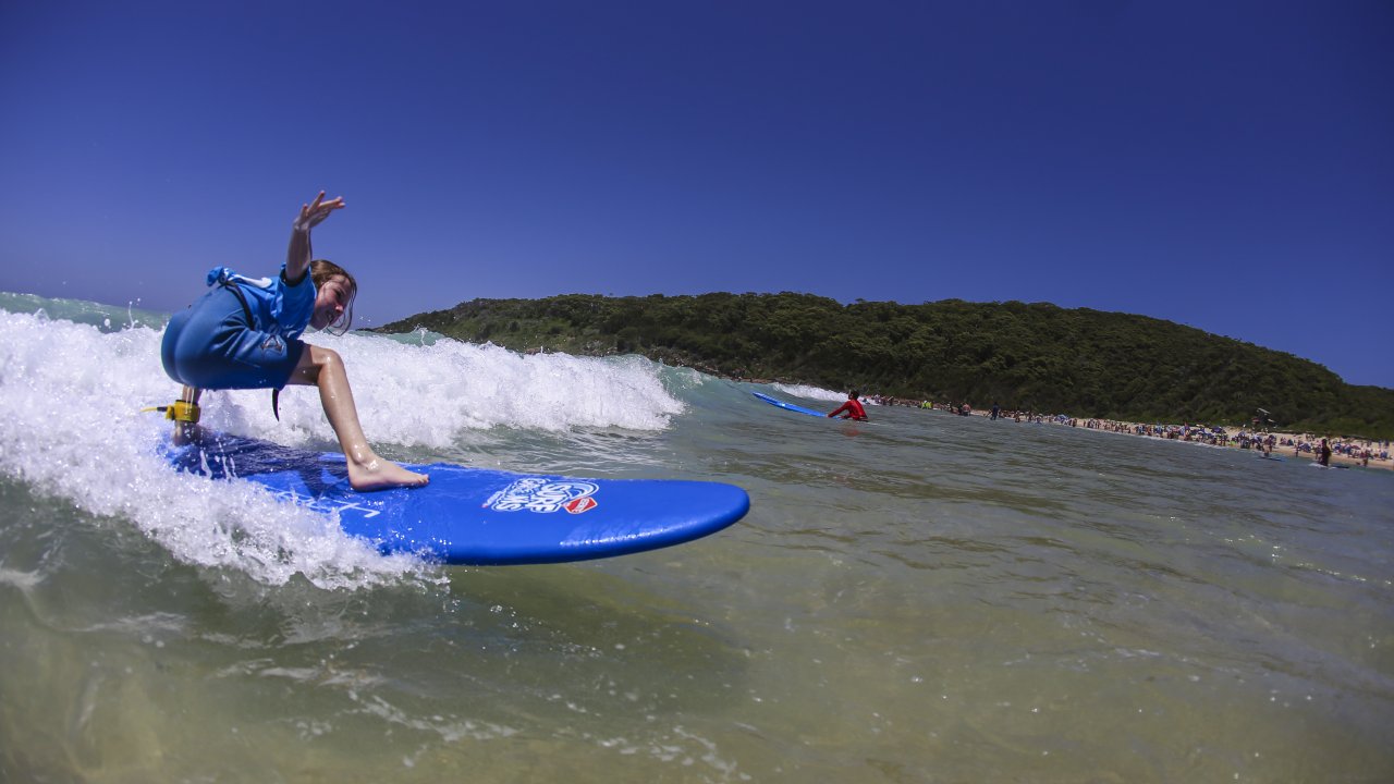 Summer Surfing Adventure Holidays for Kids and Teens in Port Stephens