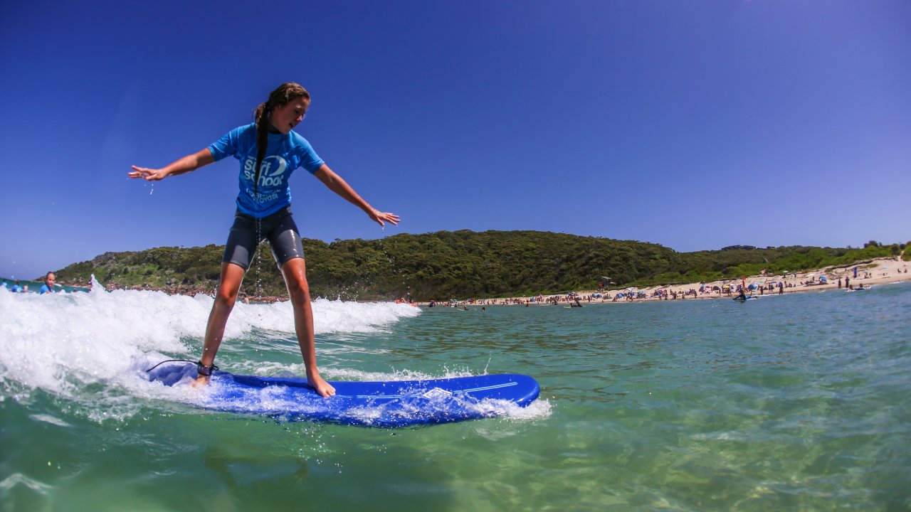 Summer Surfing Adventure Holidays for Kids and Teens in Port Stephens